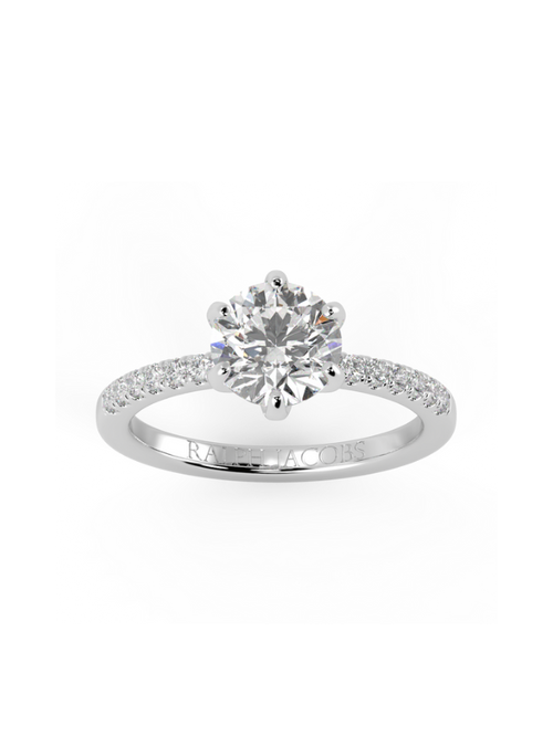 Shop Lucy Moissanite Engagement Ring - Ralph Jacobs - Ralph Jacobs ...